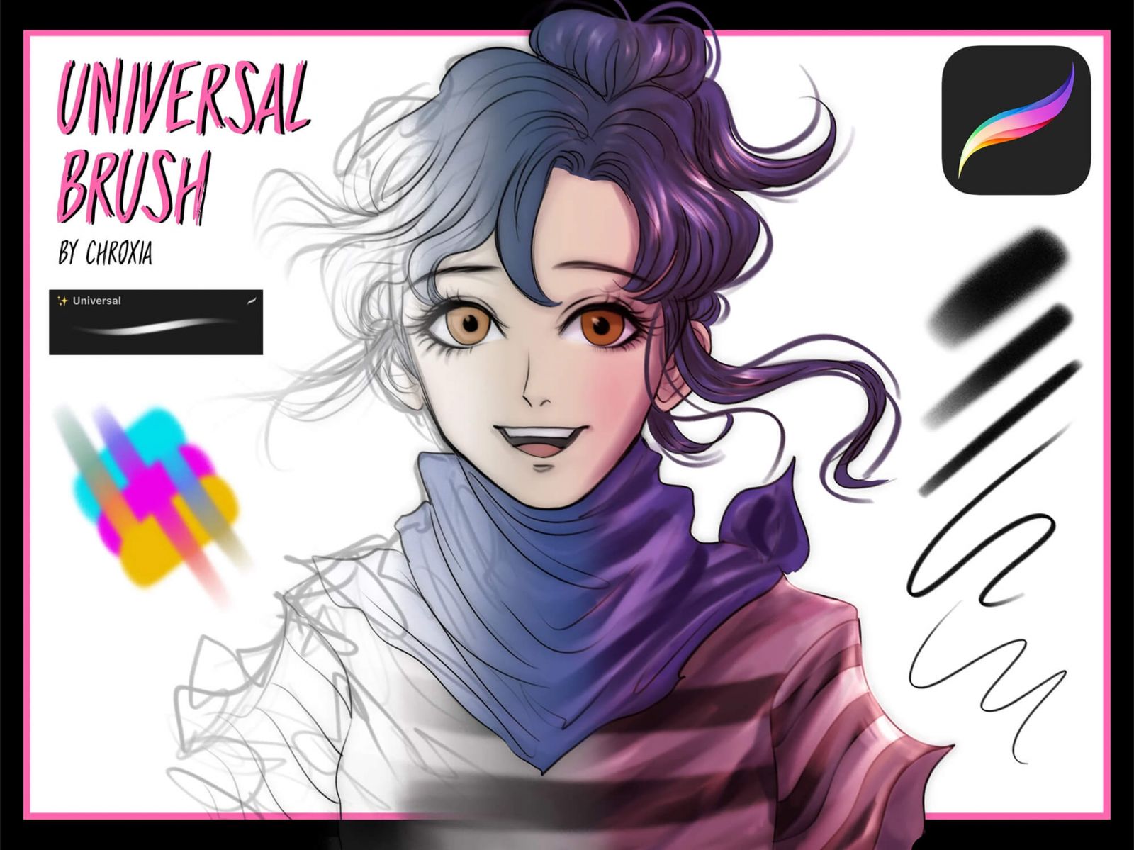 Universal Brush for Procreate - Free Brushes for Procreate