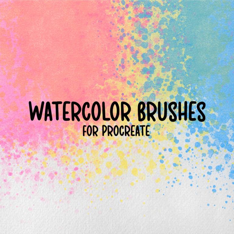 Watercolor Brushes for Procreate - Free Brushes for Procreate