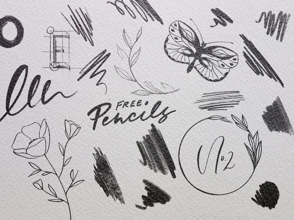 17 FREE Procreate Pencil brushes - Free Brushes for Procreate