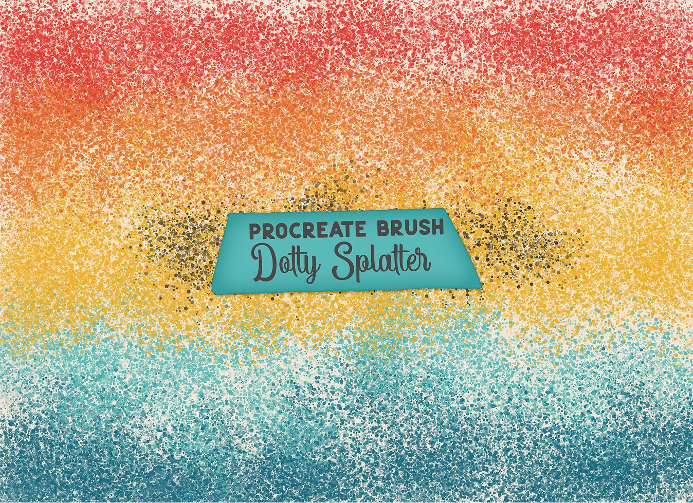 Free Procreate Dotty Splatter Brush - Free Brushes for Procreate