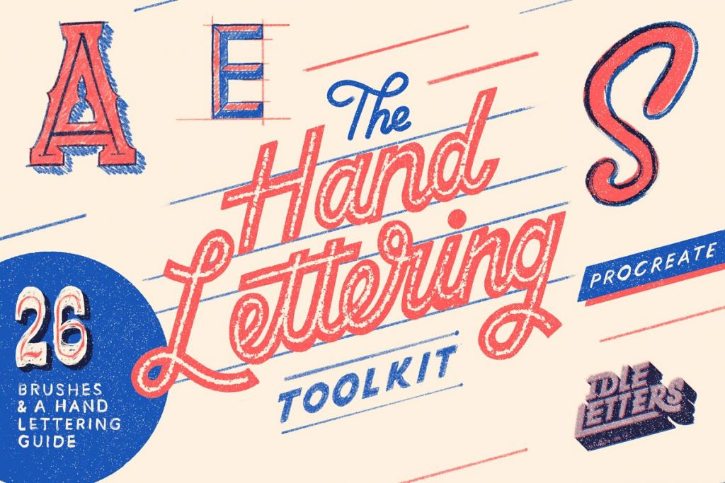 [Paid] The Procreate Hand Lettering Toolkit - Free Brushes for Procreate