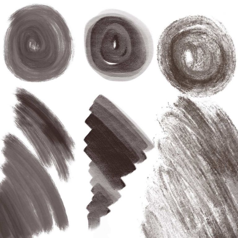 Thin/thick Paint sample set - Free Brushes for Procreate
