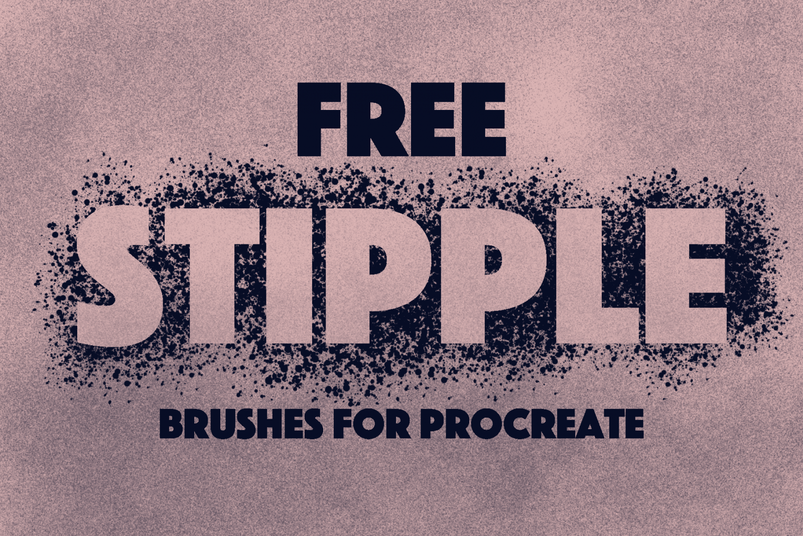 Free Stippling brush set - Free Brushes for Procreate