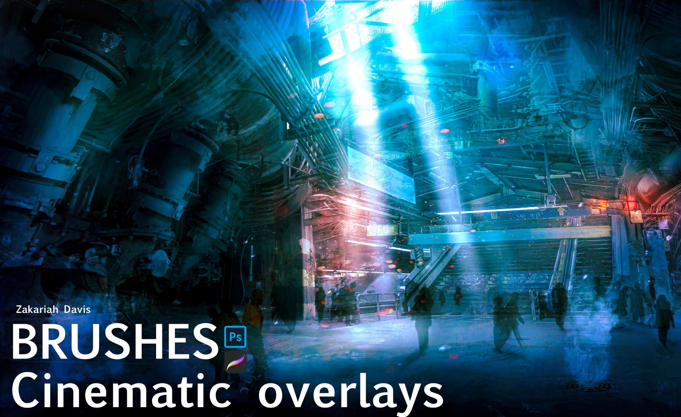 Cinematic Overlays For Procreate - Free Brushes for Procreate