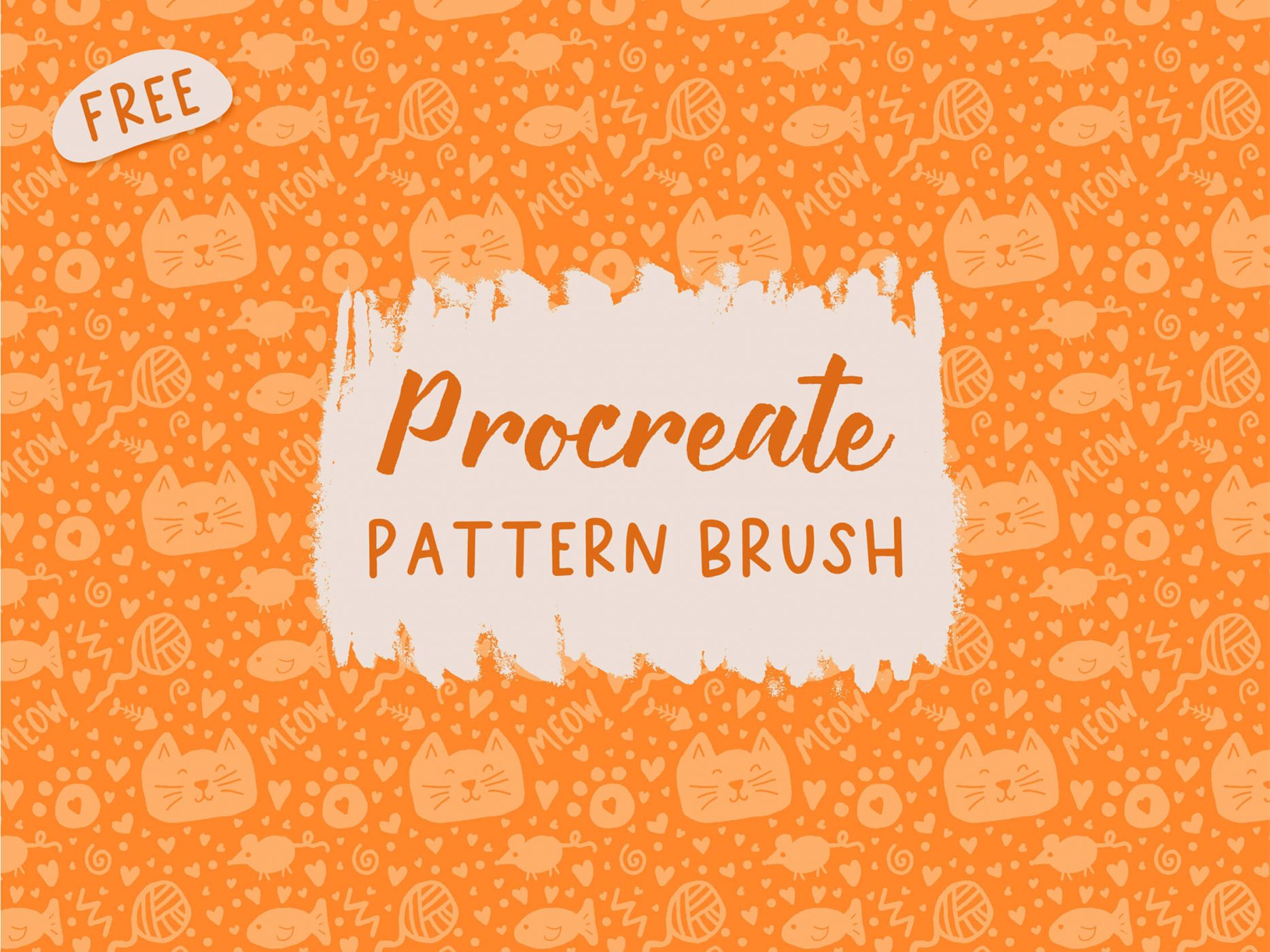 Free Procreate Pattern Brush #2 - Free Brushes for Procreate