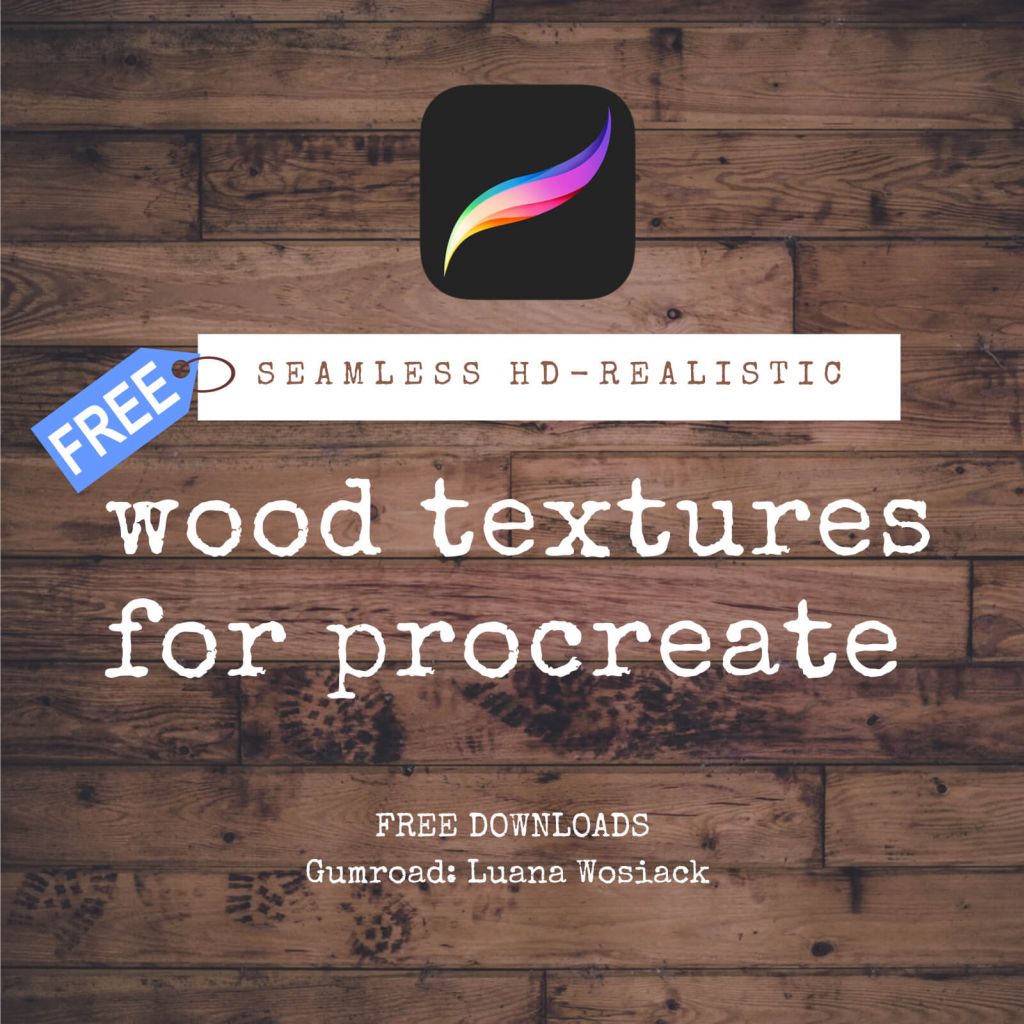 Free Wood Texture Brushes for Procreate - Free Brushes for Procreate