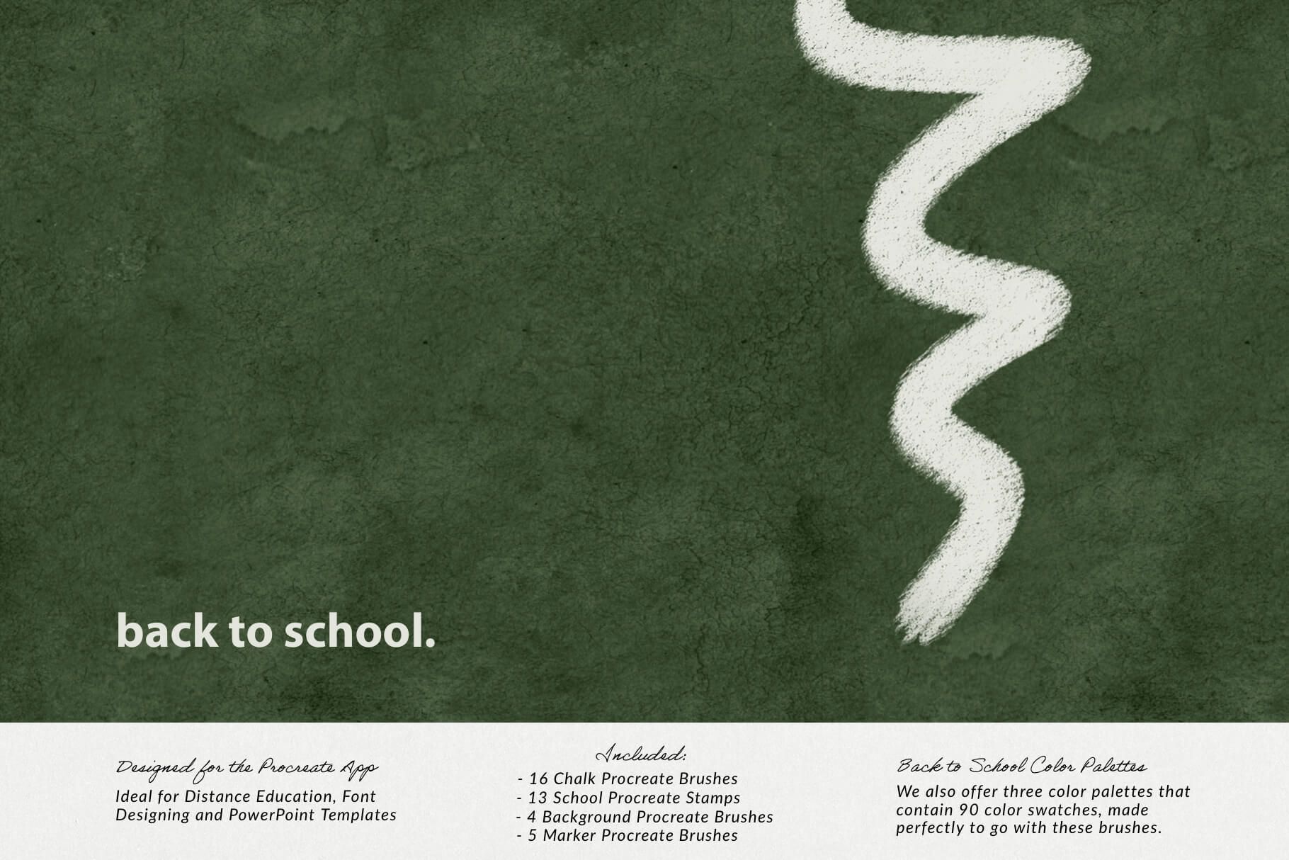 Back to School Procreate Brushes - Free Brushes for Procreate
