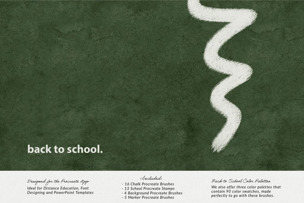 Back to School Procreate Kit - Free Brushes for Procreate