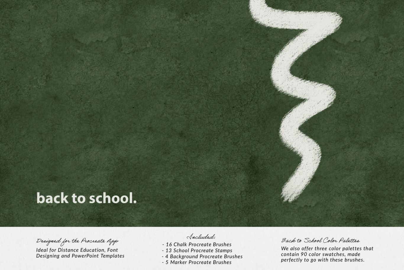 Back to School Procreate Brushes - Free Brushes for Procreate