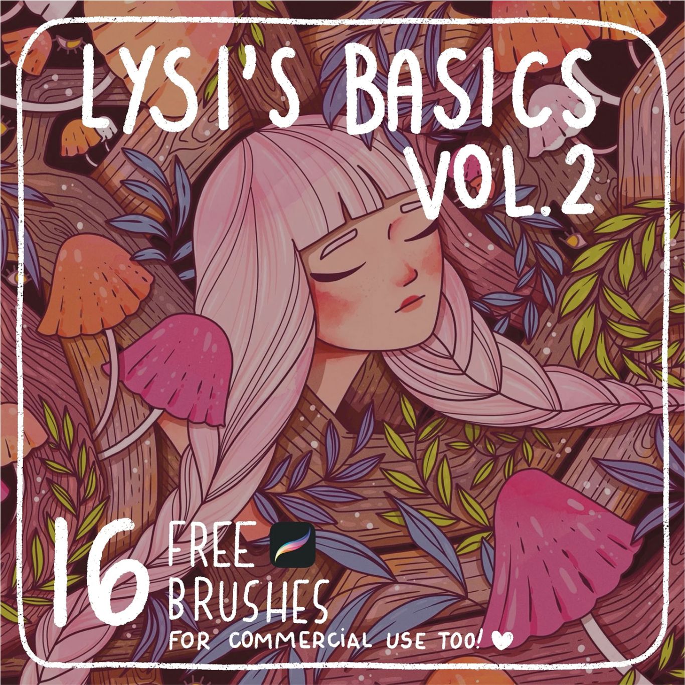 Lysi’s basics Vol 2. - 16 more FREE brushes for Procreate - Free Brushes for Procreate