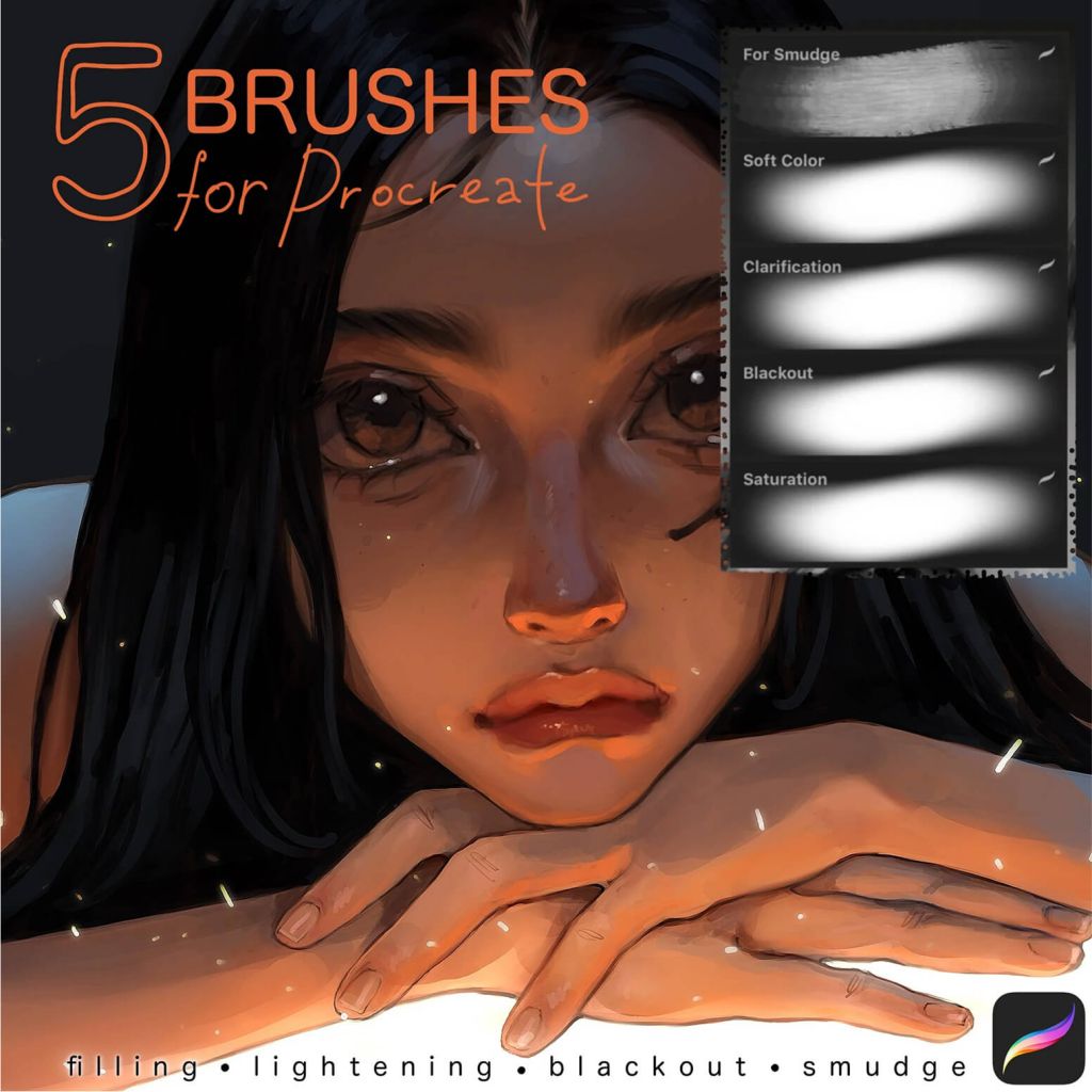 5 procreate brushes FREE - Free Brushes for Procreate
