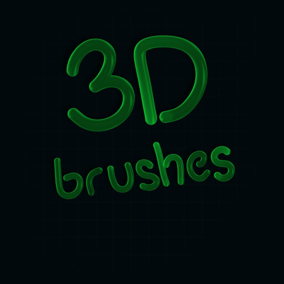 3D Brushes for Procreate - Free Brushes for Procreate