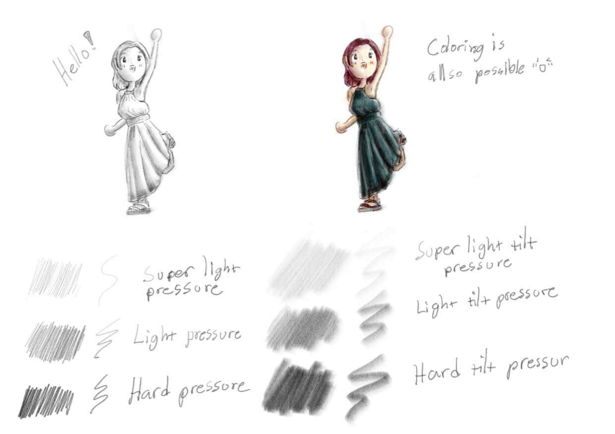 Realistic pencil HB - Free Brushes for Procreate