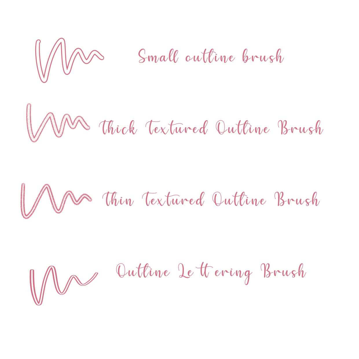 Free outline brush set! - Free Brushes for Procreate