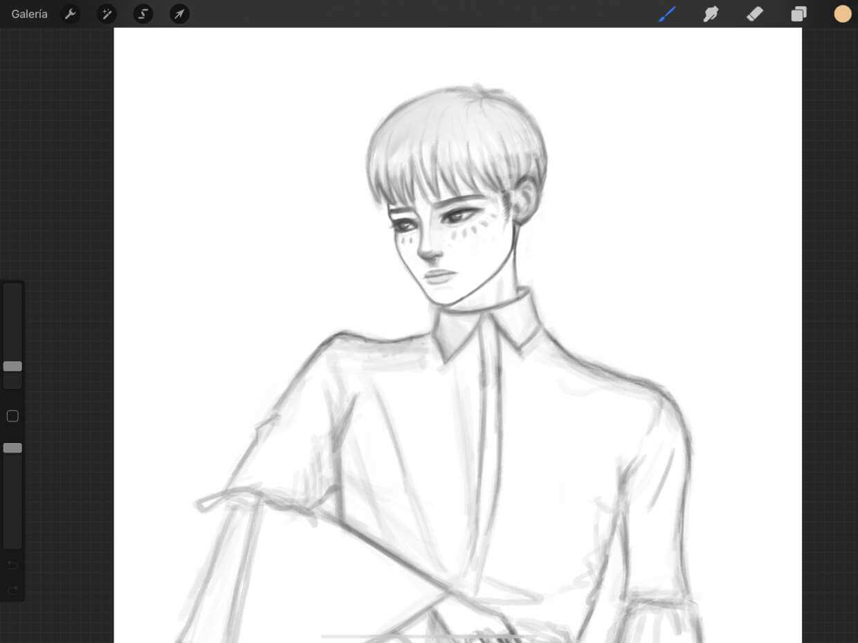 Soft sketch brush FREE - Free Brushes for Procreate