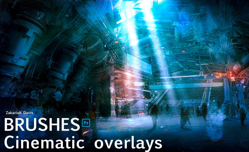 Cinematic Overlays For Procreate - Free Brushes for Procreate
