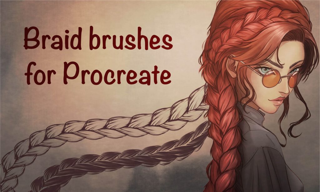 Free Braid Brushes for Procreate - Free Brushes for Procreate