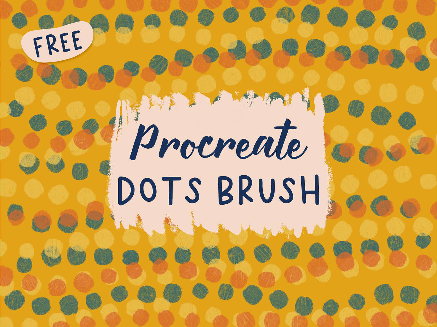Free Procreate Dots Brush - Free Brushes for Procreate