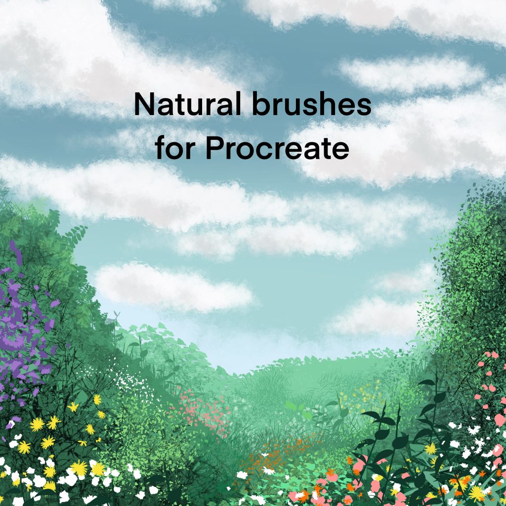 Nature inspired Procreate brush set - Free Brushes for Procreate