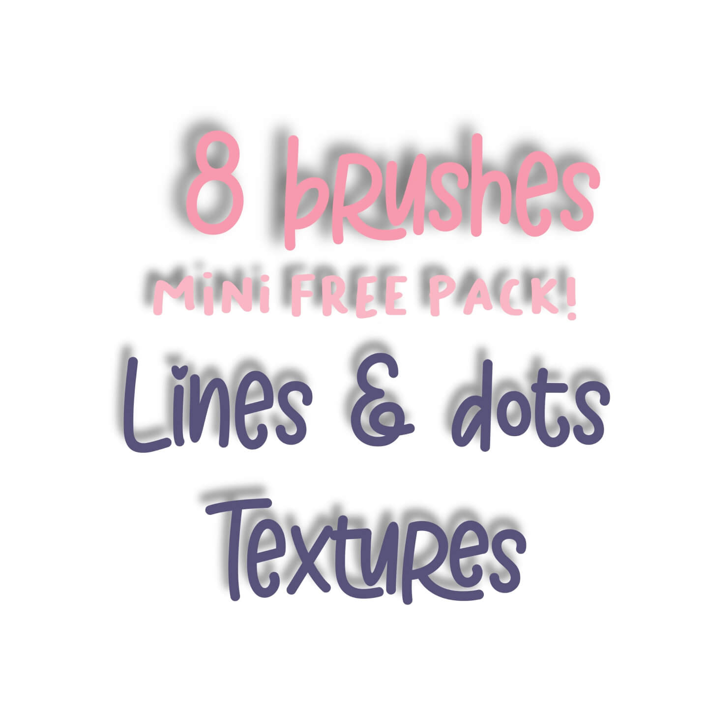 Lines & dots textures mini FREE pack - Free Brushes for Procreate