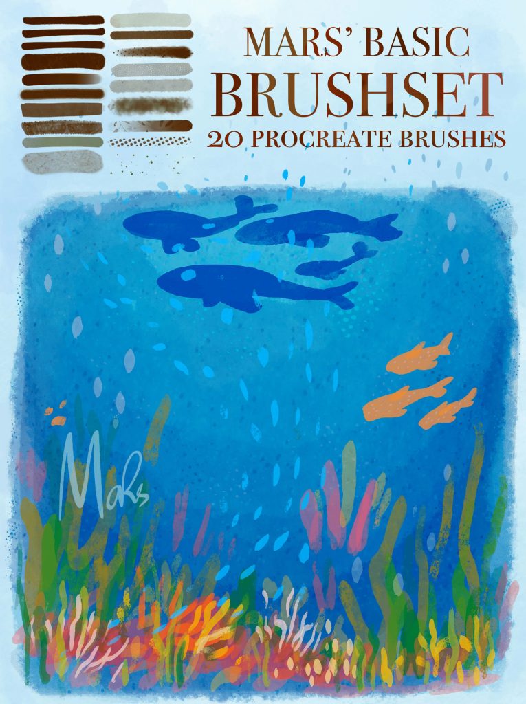 Basic Brushset for Procreate - Free Brushes for Procreate