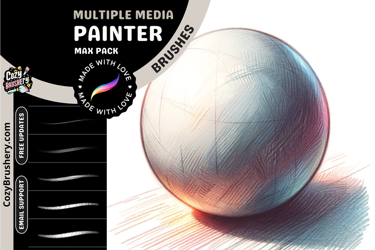 FREE Ultimate Perfect Painter Procreate Brush Set - Free Brushes for ...