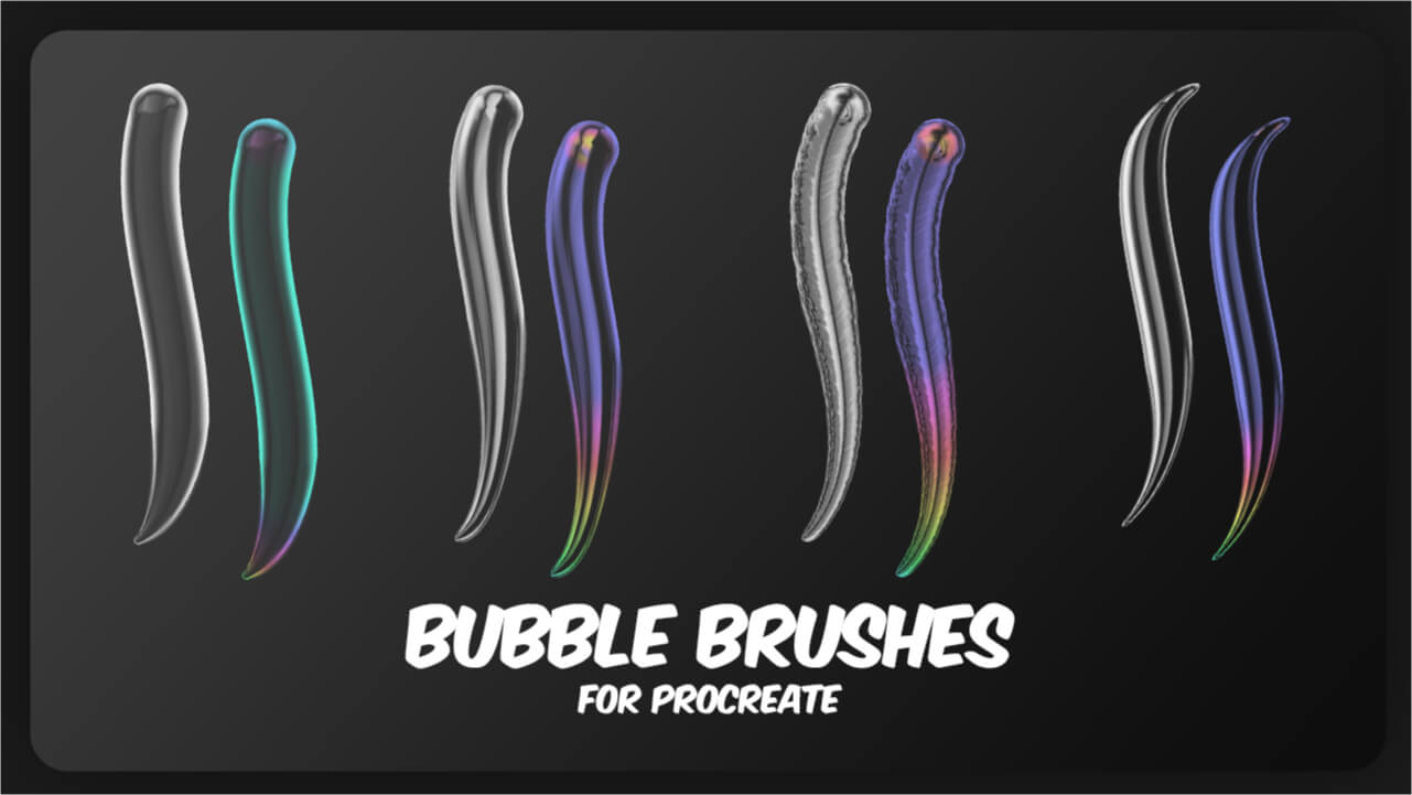 Procreate Bubble Brushes - Free Brushes for Procreate
