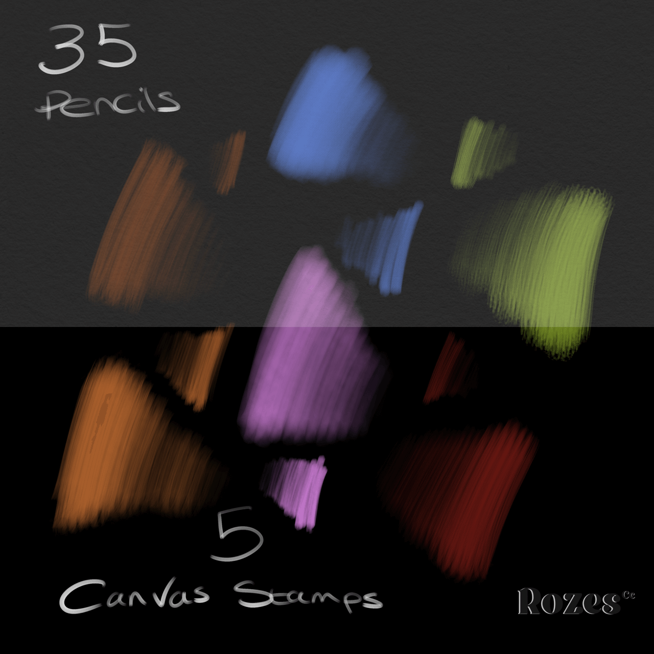 Shader Pencil Set - Free Brushes for Procreate