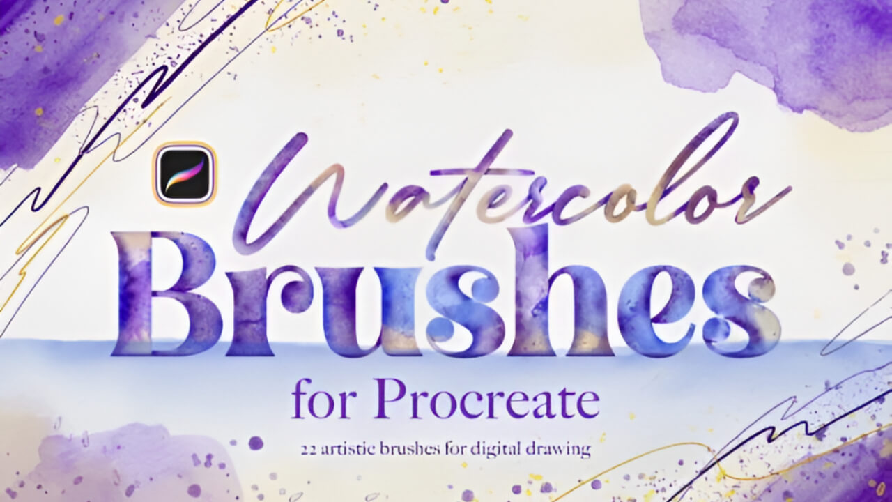 Watercolor Procreate Brushes - Free Brushes for Procreate
