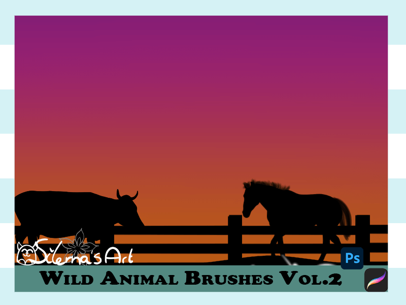 Wild Animals brush pack vol.2 - Free Brushes for Procreate
