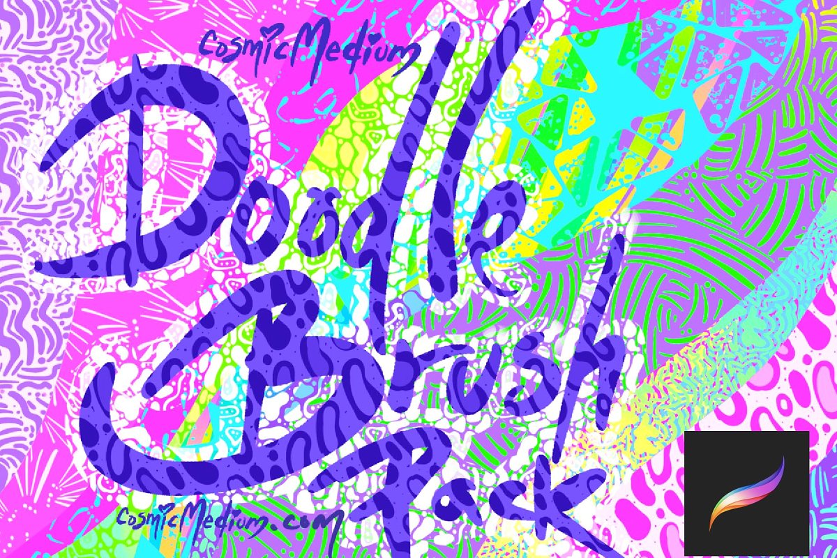 [Paid] Procreate Doodle Brush Pack - Free Brushes for Procreate