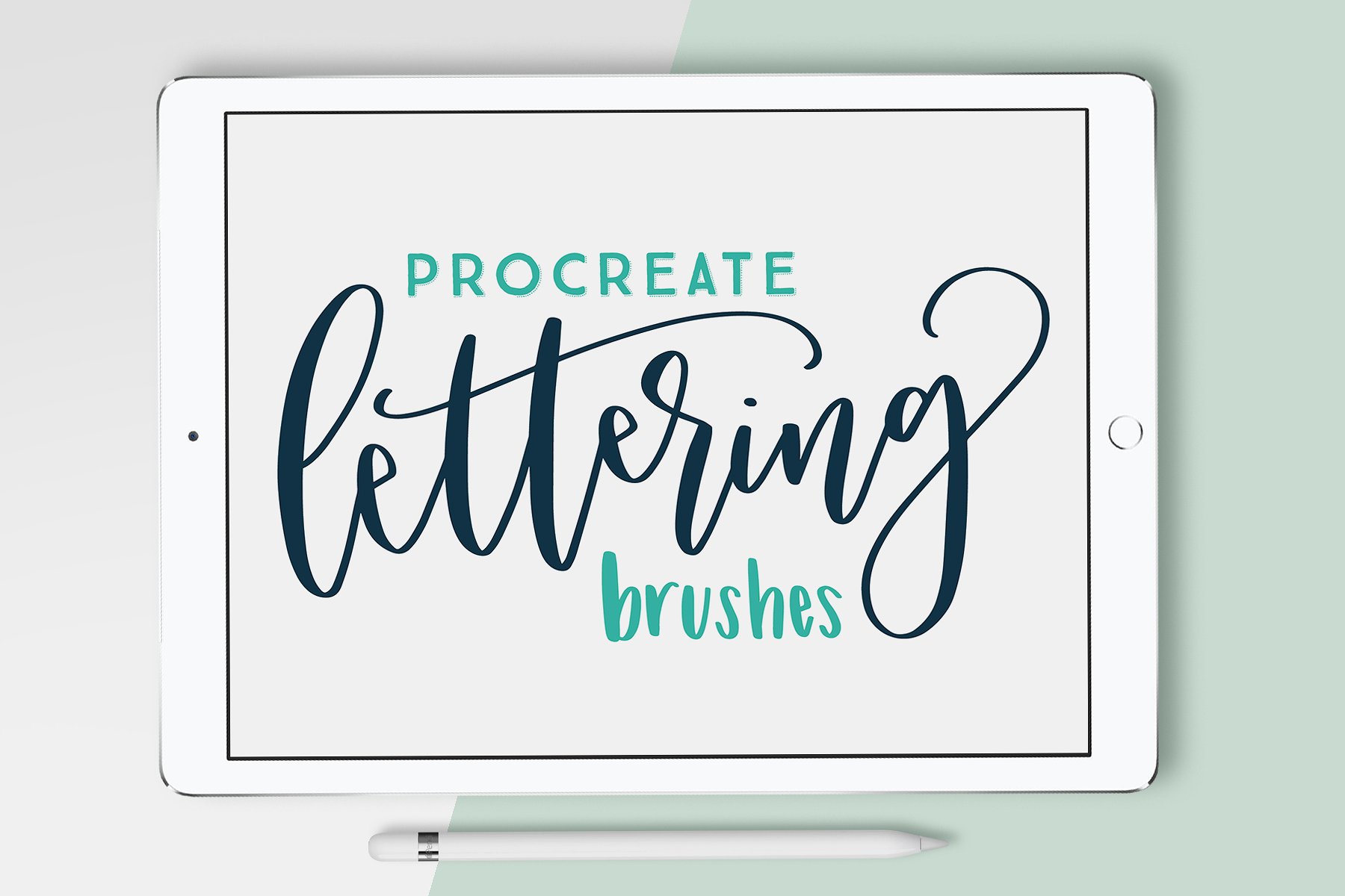 [Paid] Pack of 10 Lettering Procreate Brushes - Free Brushes for Procreate