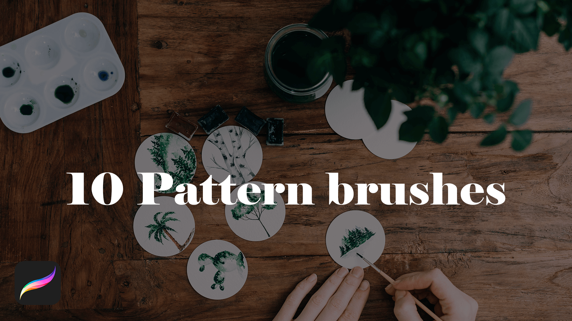 10 FREE PATTERN brushes for procreate - Free Brushes for Procreate
