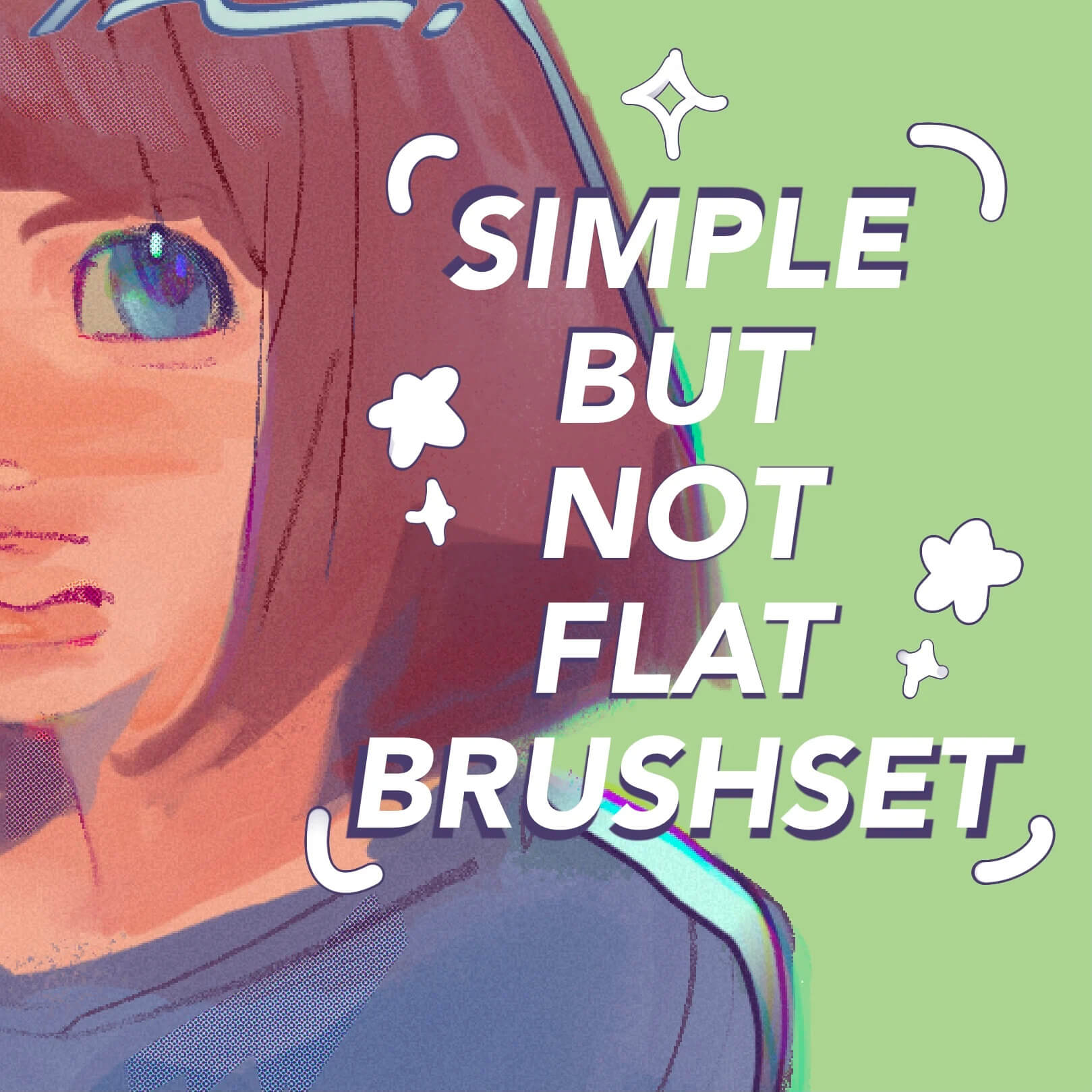 Simple but not flat procreate brushset - Free Brushes for Procreate