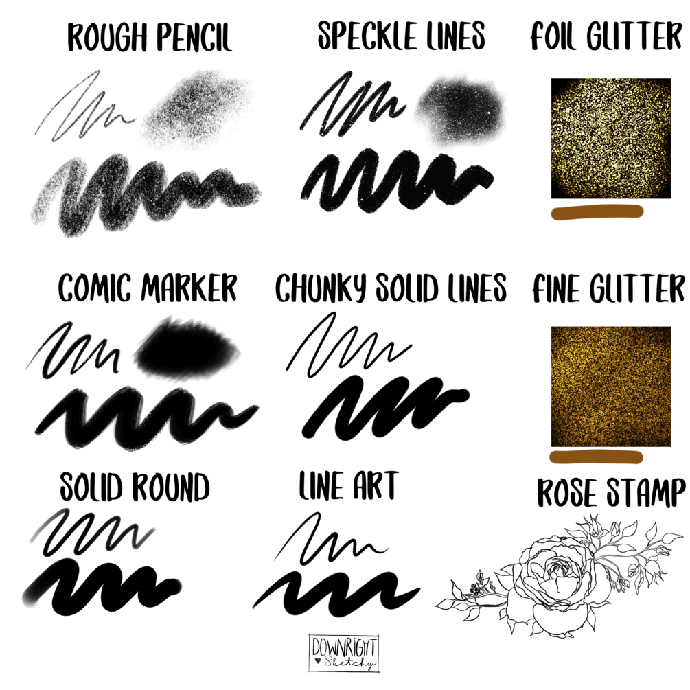 Brushes pack for Sketching - Free Brushes for Procreate