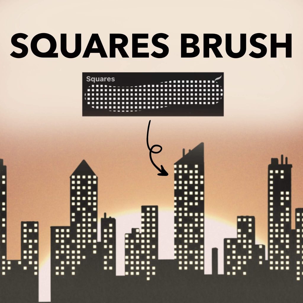 Squares brush - Free Brushes for Procreate
